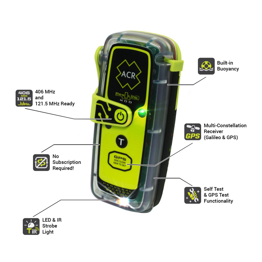 ResQLink™ 400 Personal Locator Beacon - ACR Electronics, Inc