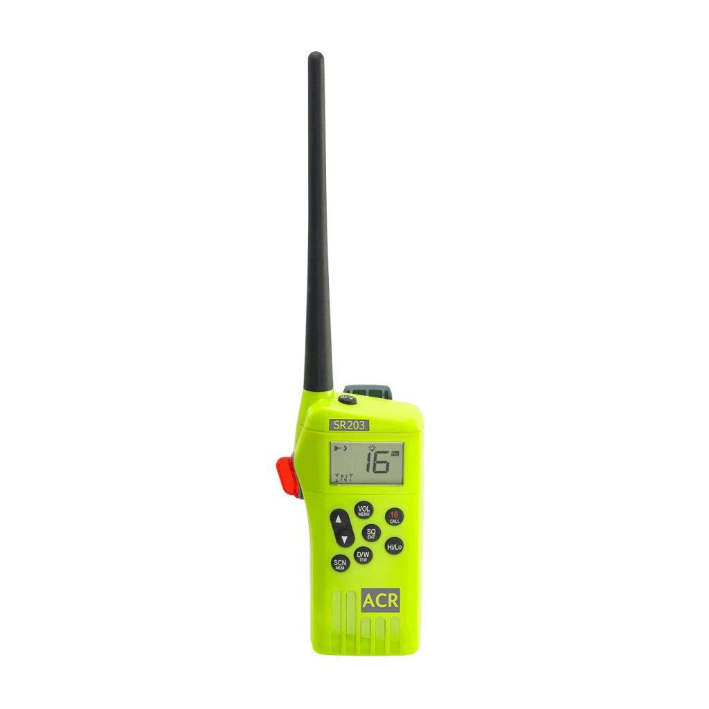 SR203 VHF Handheld Survival Radio - ACR Electronics, Inc
